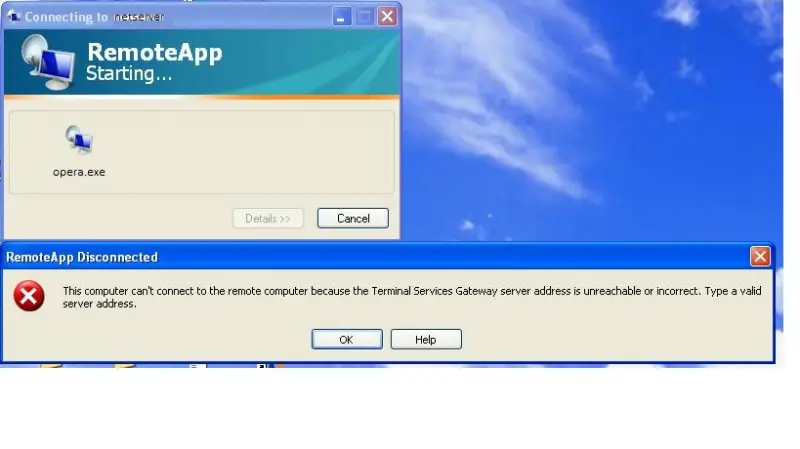 Networking Remote Desktop Connection Error Techyv